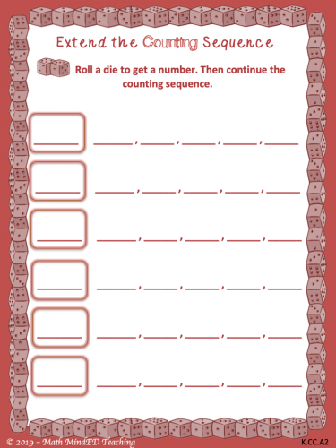 4 Easy Math Dice Games for Kindergarten - Math MindED Teaching