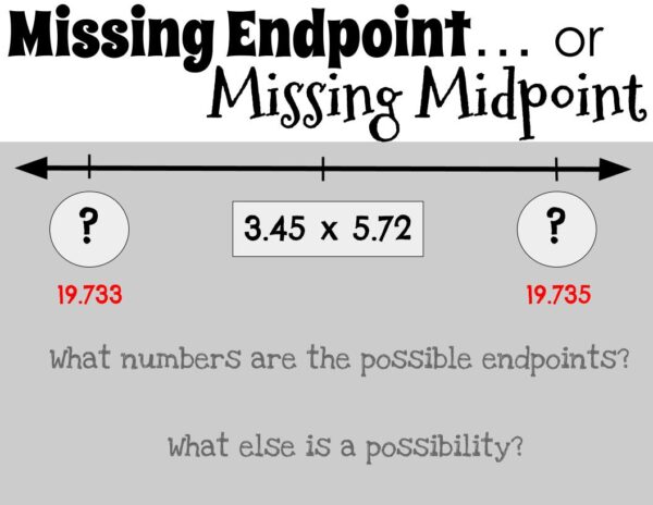 Missing Endpoint / Missing Midpoint - Math MindED Teaching