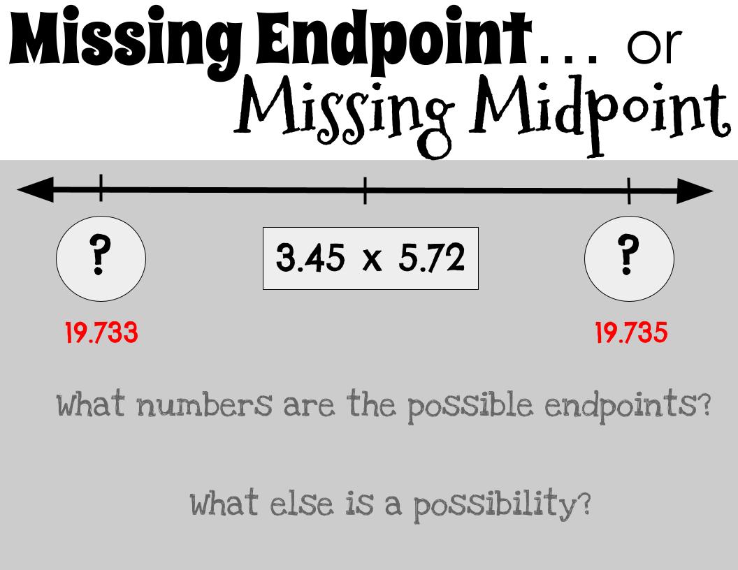 Missing Endpoint / Missing Midpoint - Math MindED Teaching